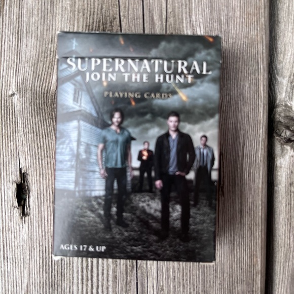 Supernatural | Accents | Supernatural Join The Hunt Playing Cards Rare ...